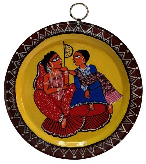 Authentic Pattachitra Craft Wall Decor on Aluminium Plate - Mukherjee ...